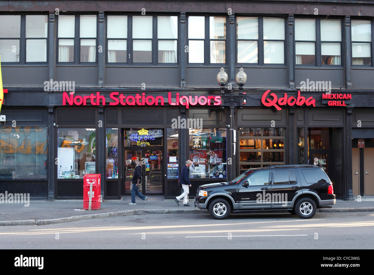 North Station Liquors Store Front, Selling Hard Liquor Opposite Boston ...