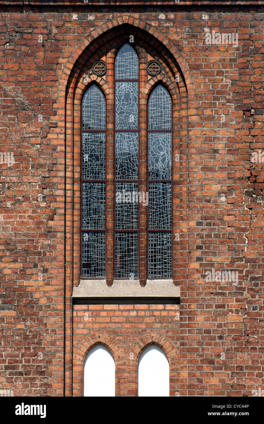 gothic window, Poland Stock Photo - Alamy