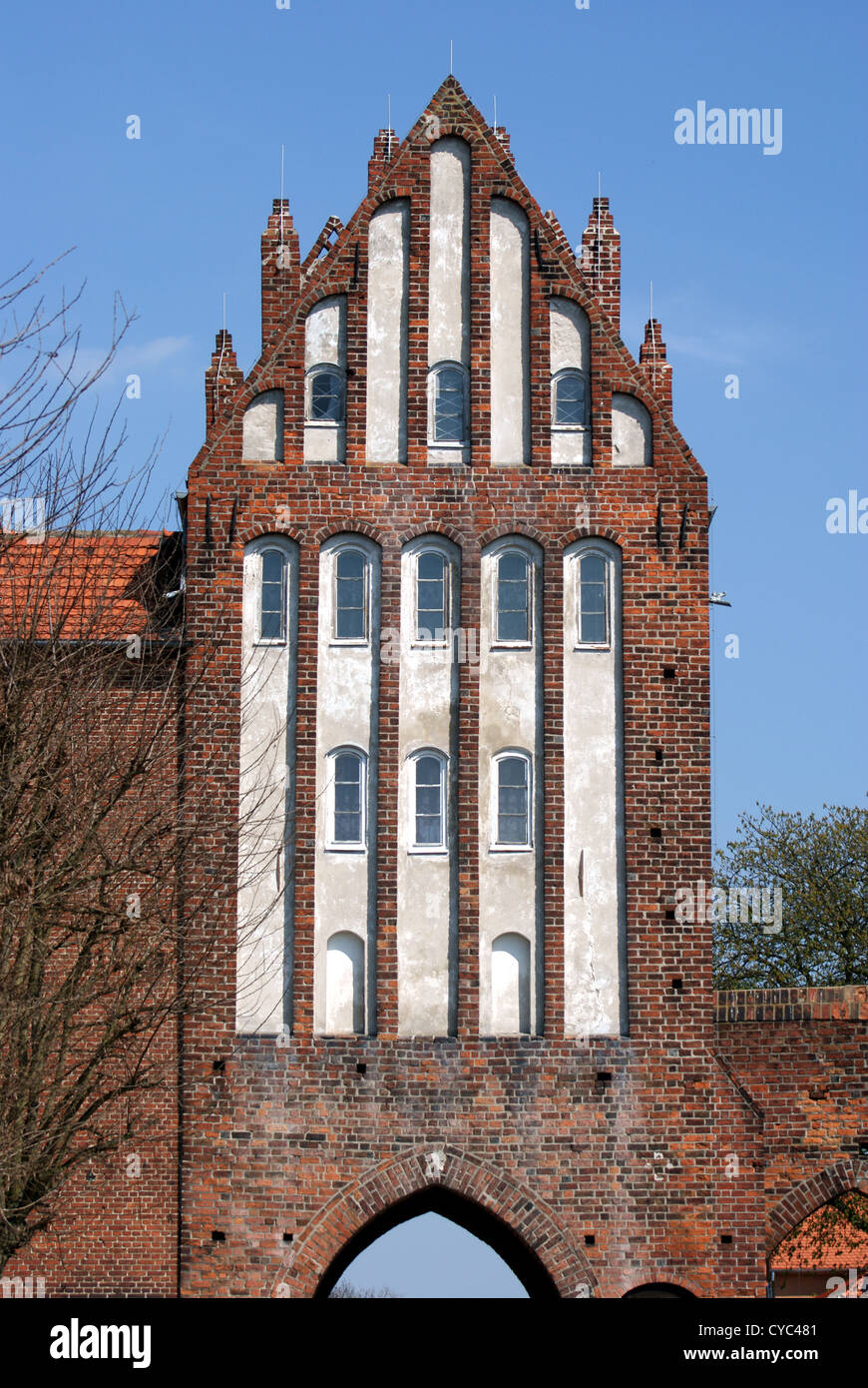 gothic gateway, Poland Stock Photo - Alamy