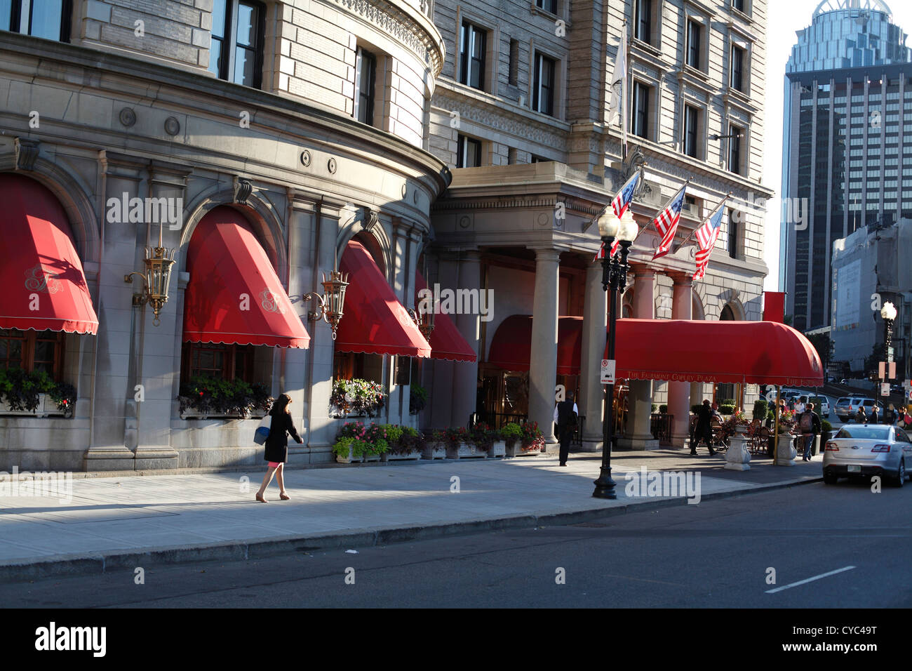 The Fairmont Copley Plaza Hotel In Boston Stock Photo - Alamy