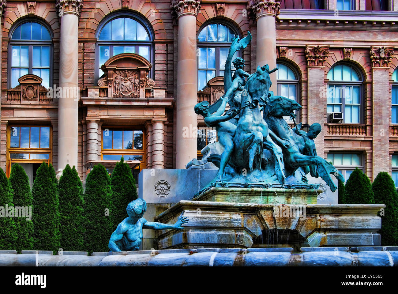 HDR of Mertz Library in the Bronx Botanic Gardens, New York City Stock ...