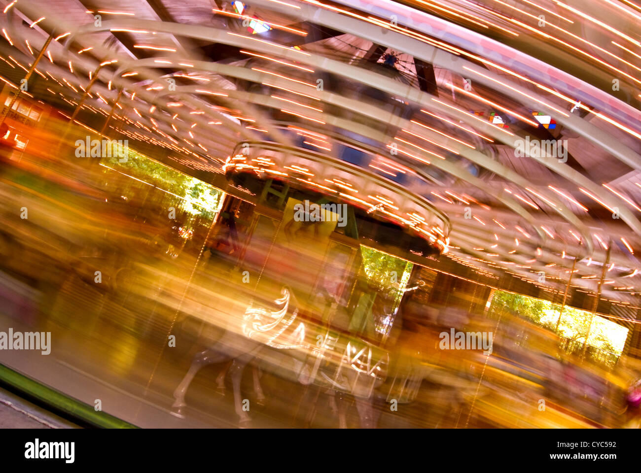 Carousel in Prospect Park, Brooklyn, New York City Stock Photo - Alamy