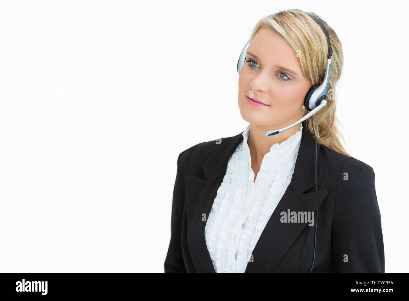 Woman call female centre hi-res stock photography and images - Alamy