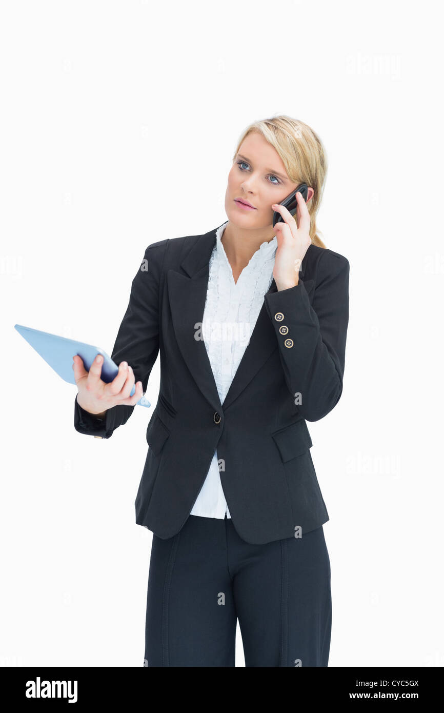 Cell phone and tablet hi-res stock photography and images - Alamy