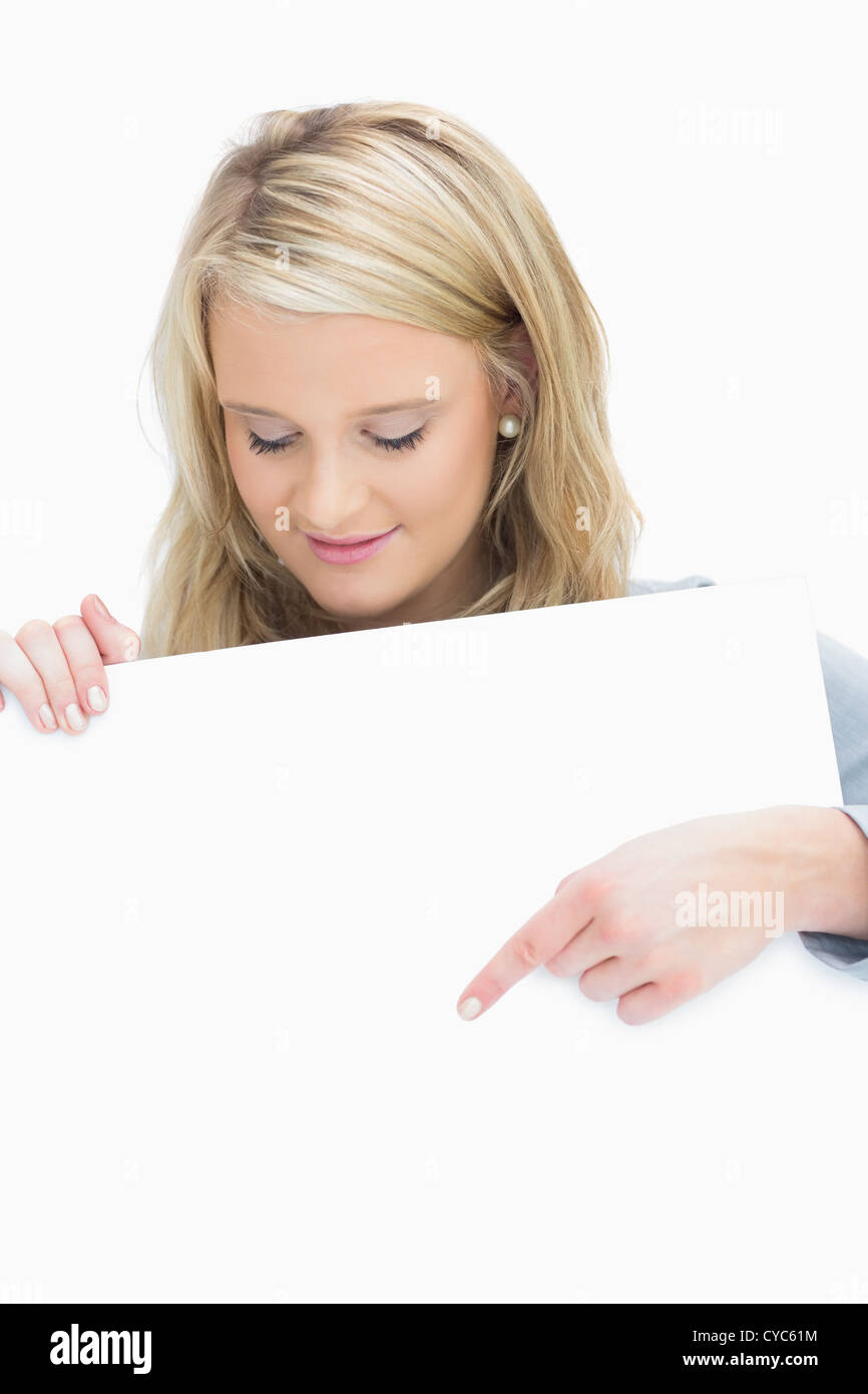 Presenting a poster hi-res stock photography and images - Alamy