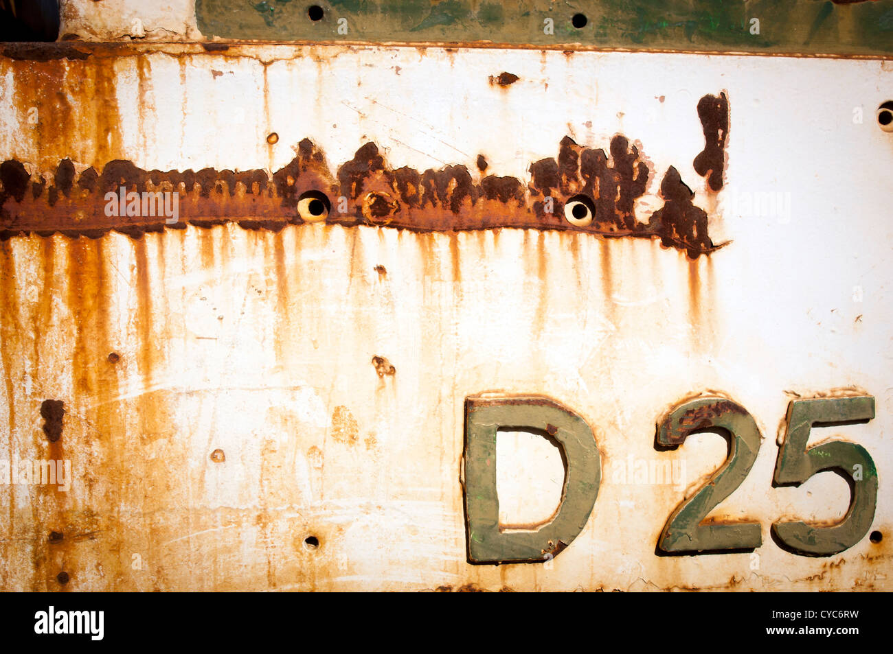 Old rusted metal background with lettering Stock Photo - Alamy