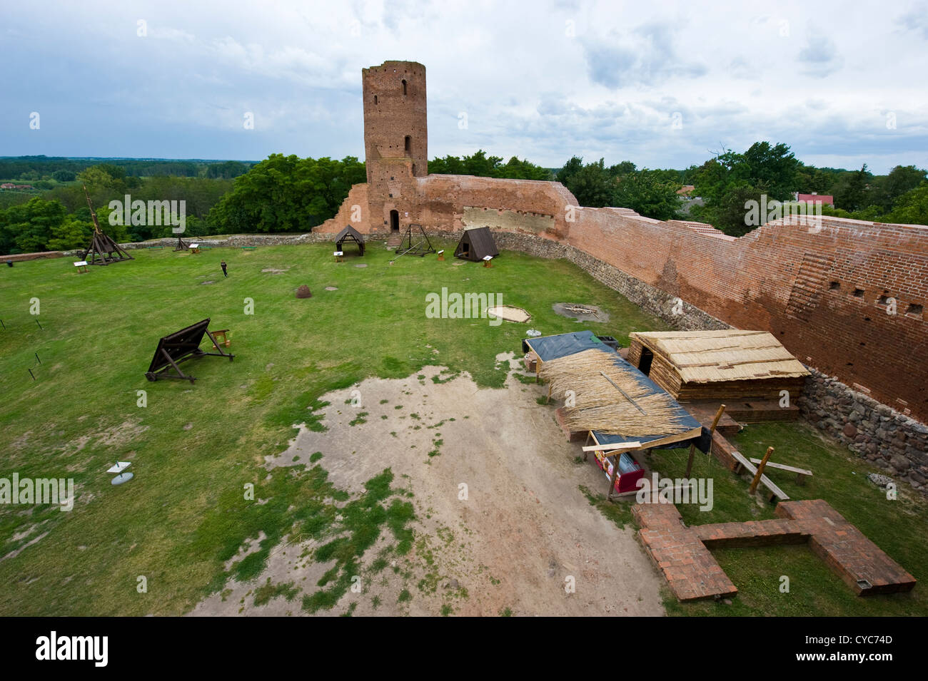 Czersk castle ruins hi-res stock photography and images - Alamy