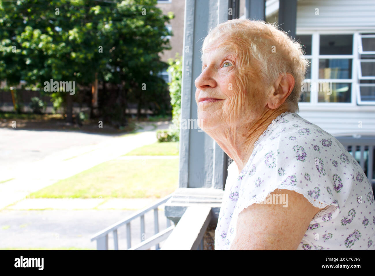 Woman elder profile hi-res stock photography and images - Alamy