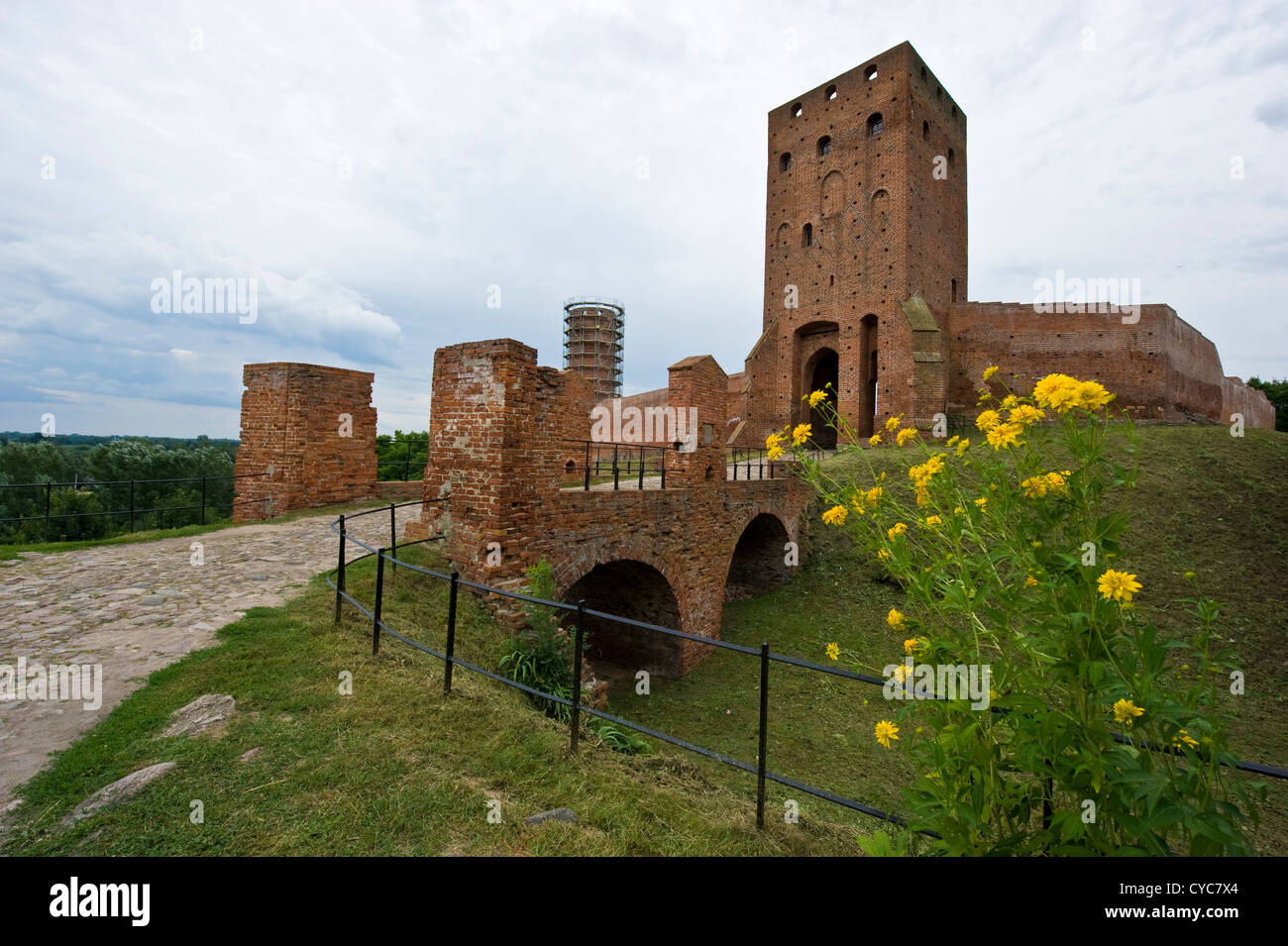 Czersk castle ruins hi-res stock photography and images - Alamy