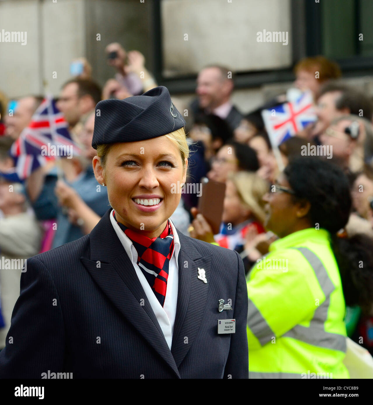 British airways stewardess hi-res stock photography and images - Alamy
