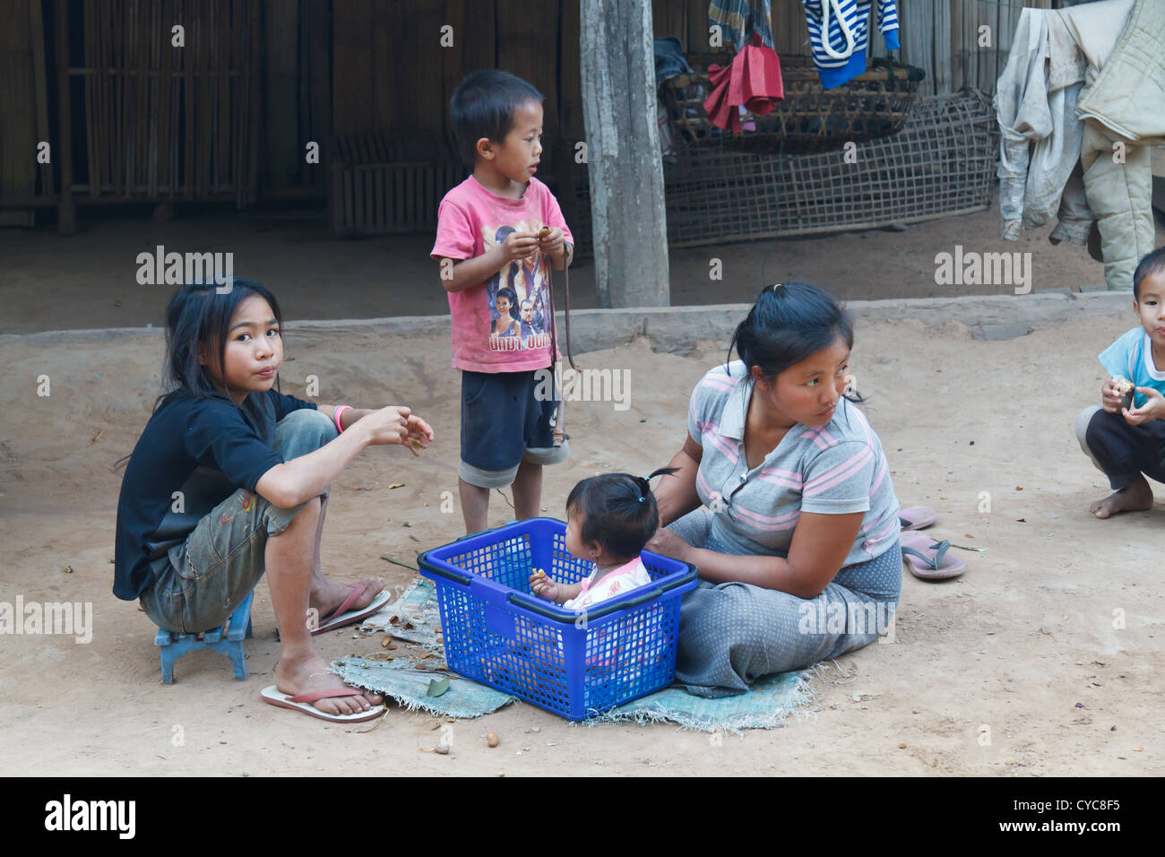 Poor boy laos hi-res stock photography and images - Alamy