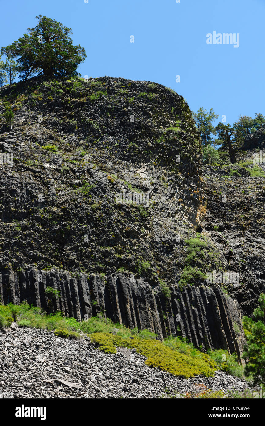 Hexagonal volcanic column hi-res stock photography and images - Alamy