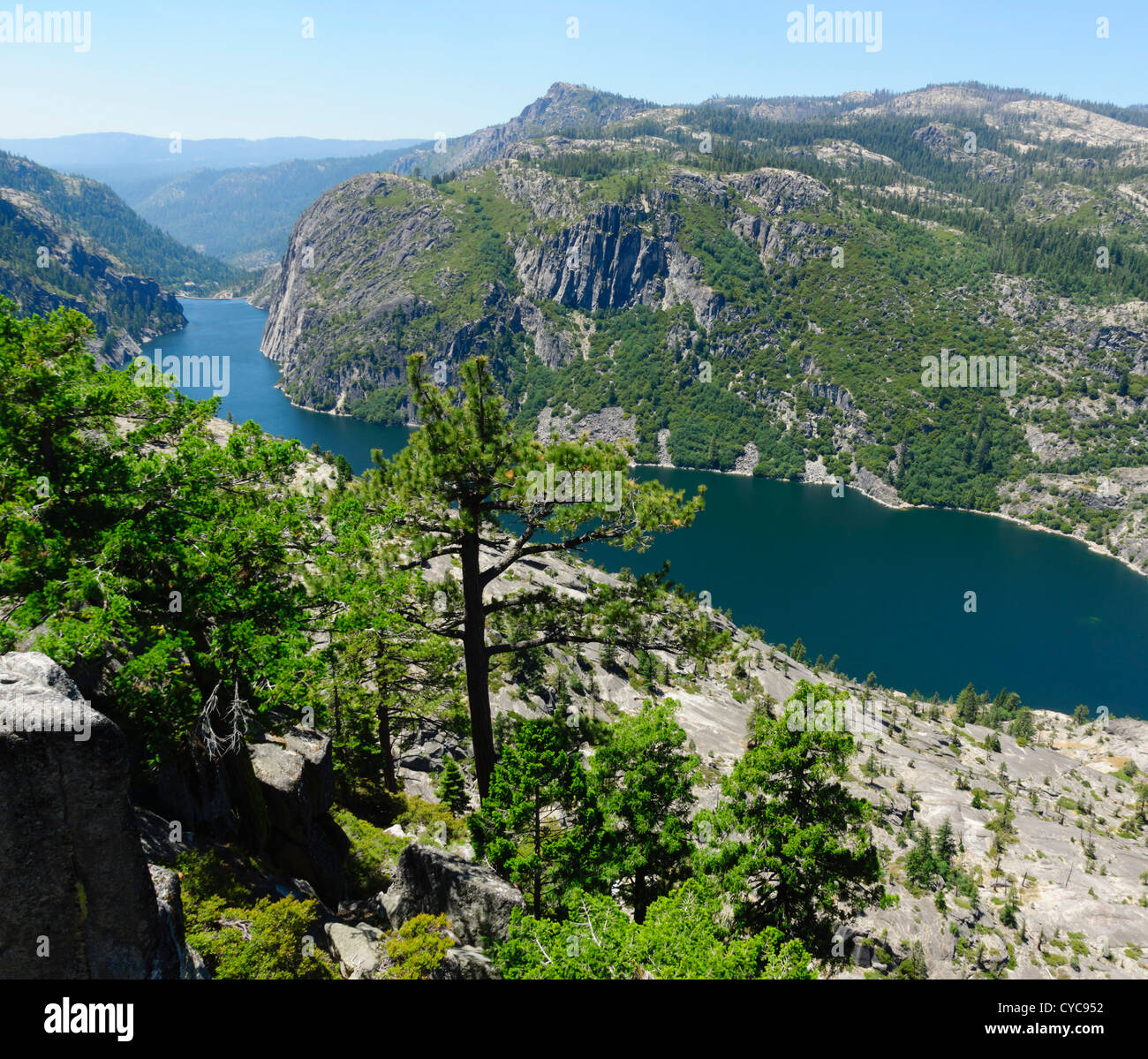 Sonora Pass, Sierra Nevada, California - Donnell Lake viewpoint Stock ...
