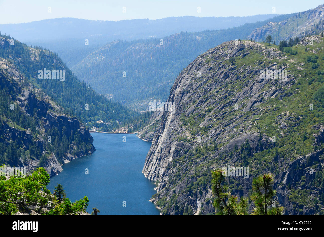 Sonora Pass, Sierra Nevada, California - Donnell Lake viewpoint Stock ...