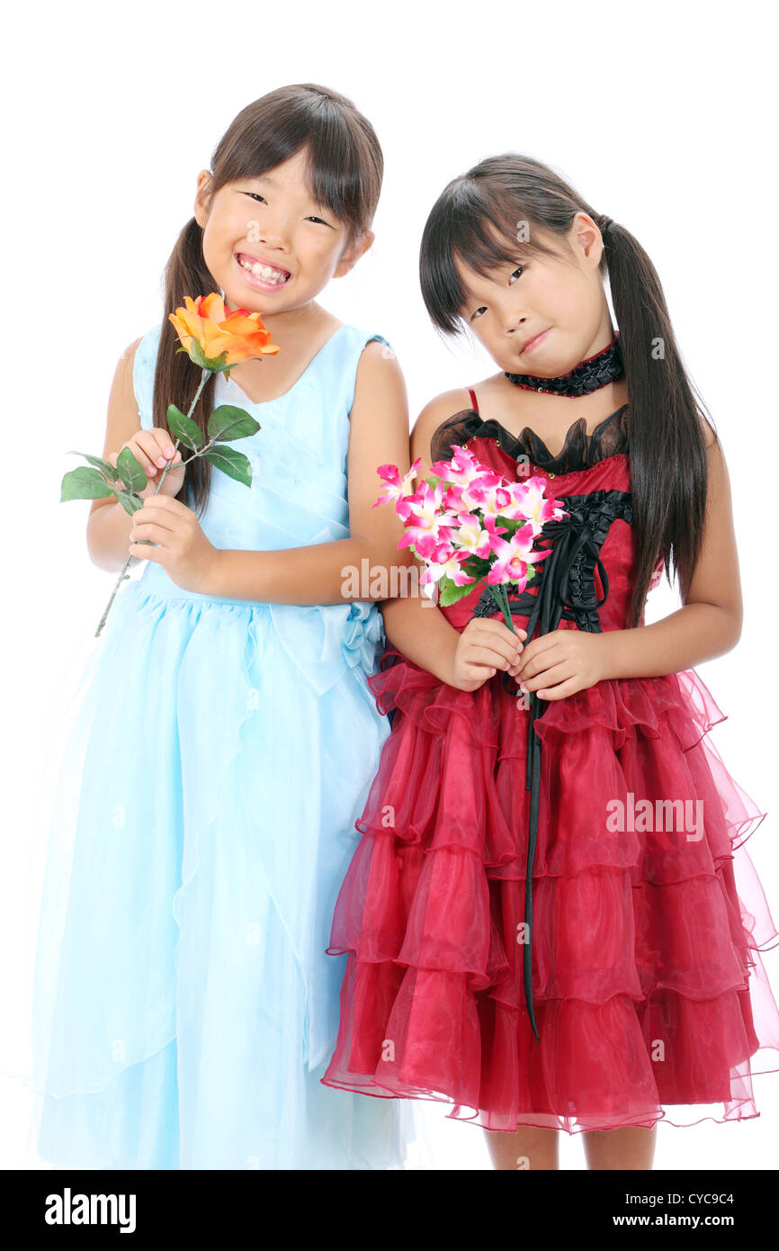 Japanese children wear flower hi-res stock photography and images - Alamy