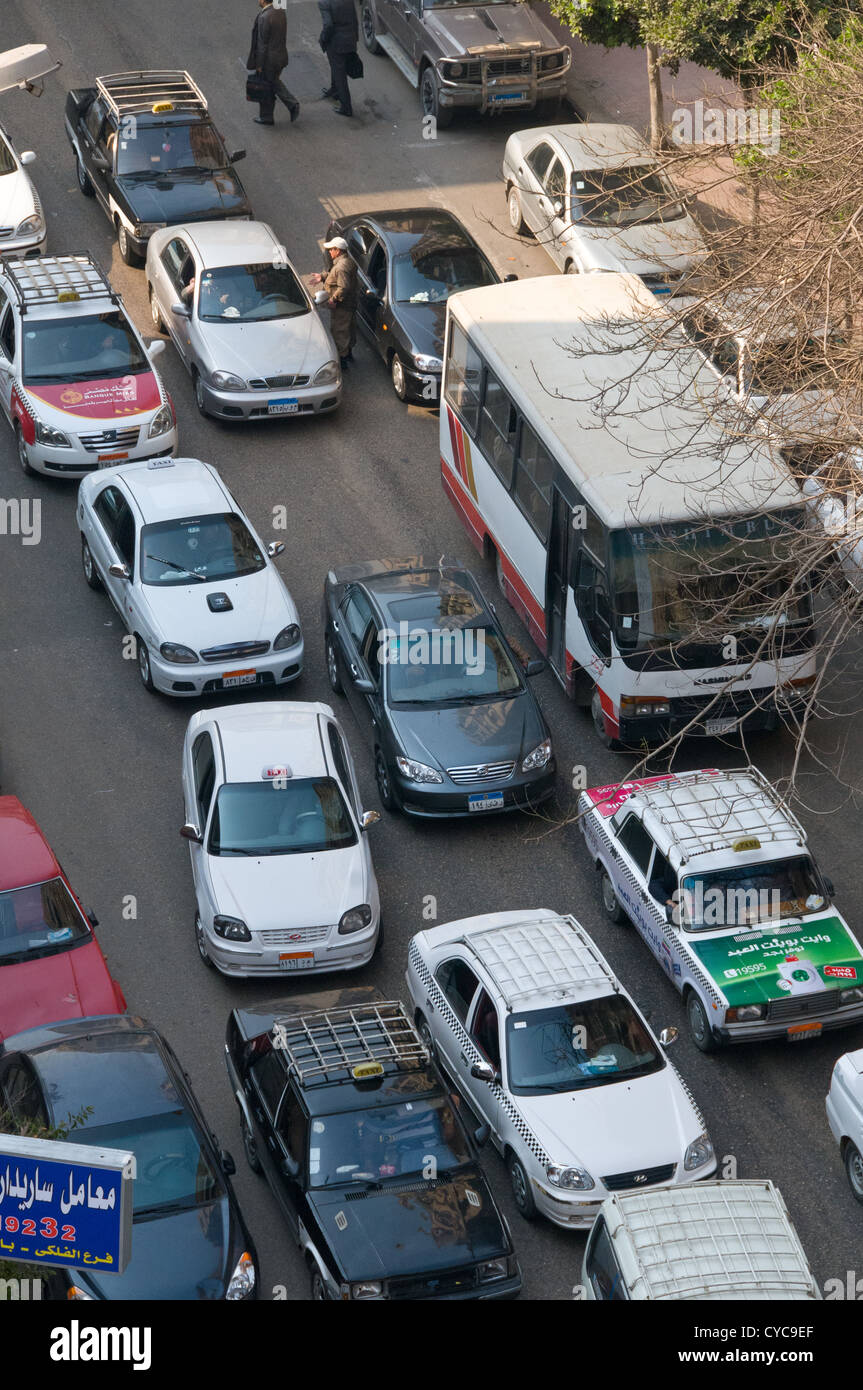 Egypt road cars hi-res stock photography and images - Alamy