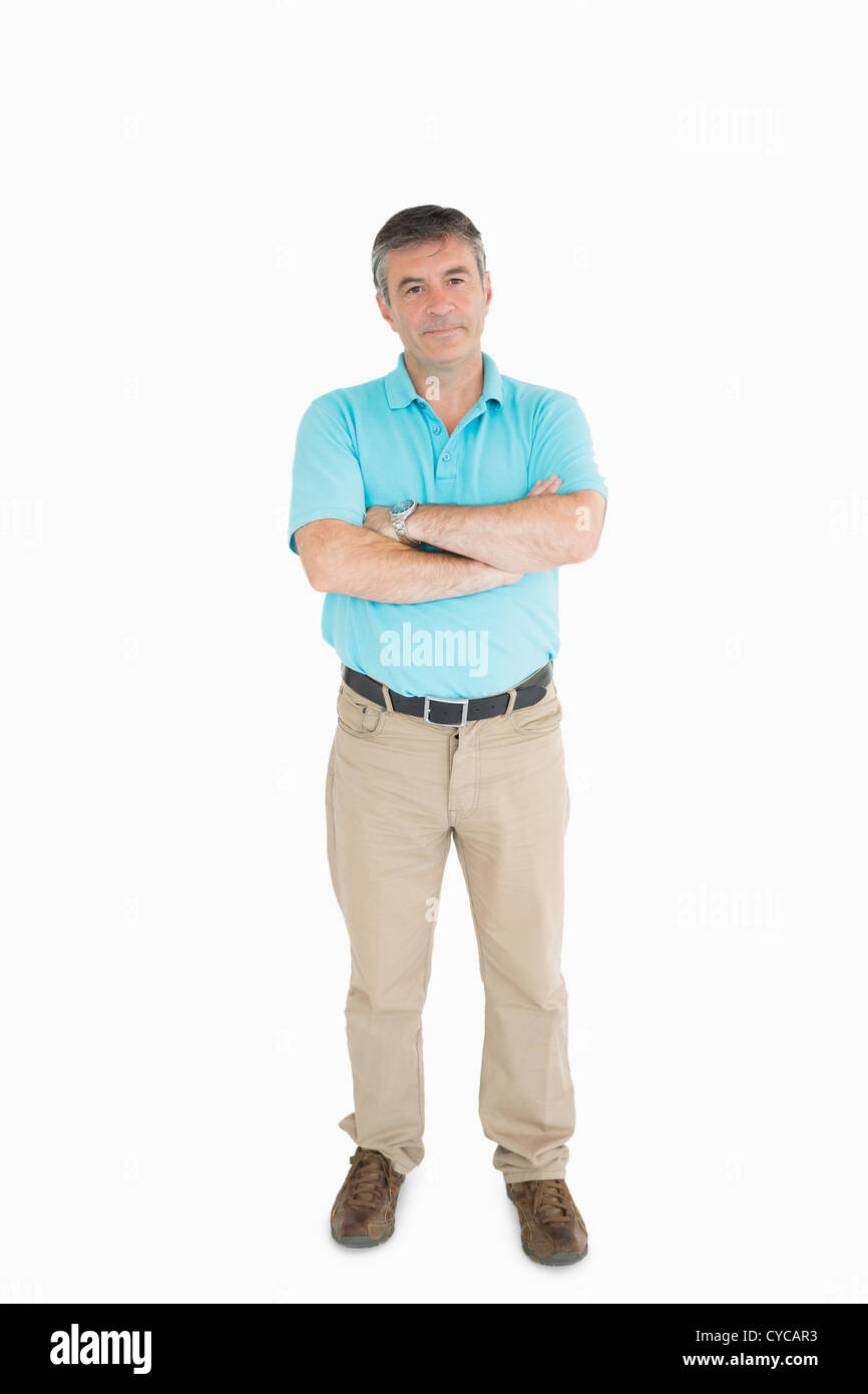 Man crossed arms Cut Out Stock Images & Pictures - Alamy