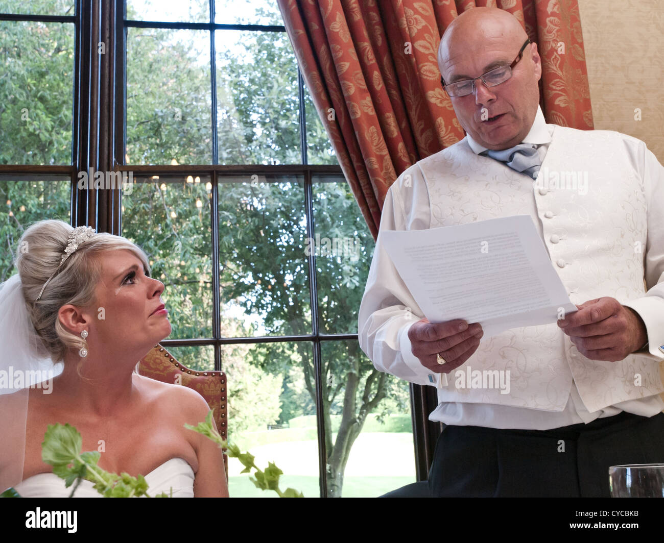 Crying father at wedding hi-res stock photography and images - Alamy