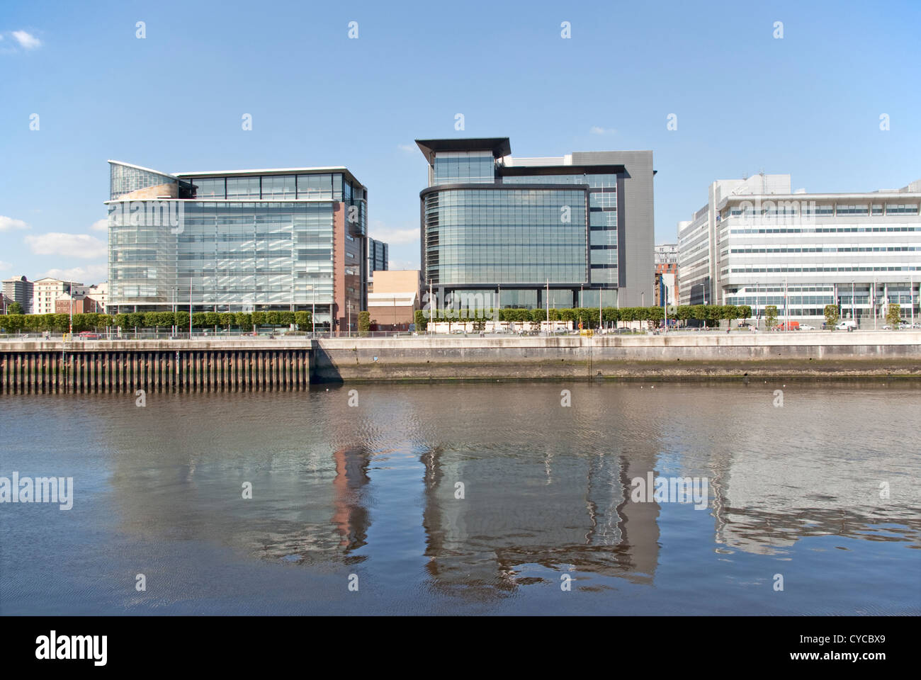 Office buildings on Broomielaw Quay Glasgow Stock Photo - Alamy