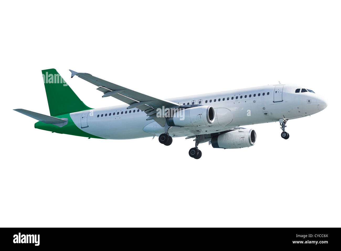 Real jet aircraft, isolated on white background Stock Photo - Alamy