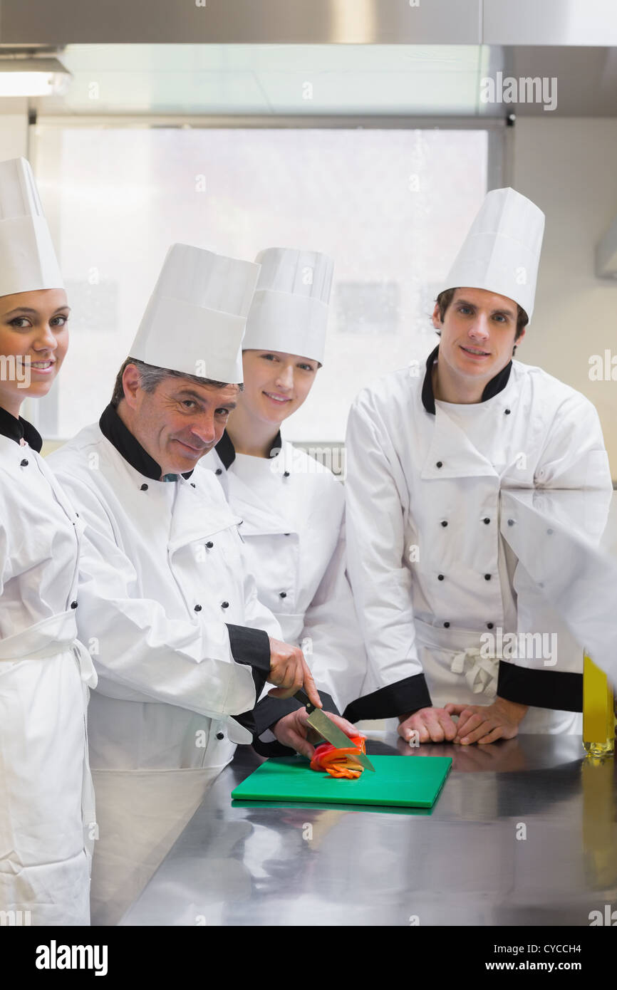 Chefs cut hi-res stock photography and images - Alamy