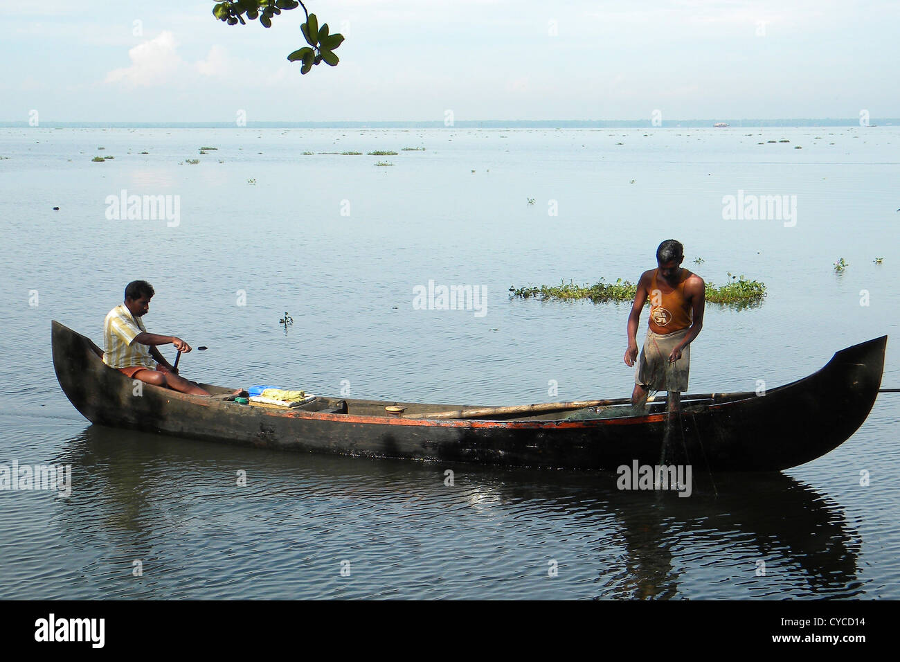 India, Kerala, Kumarakom, boat Stock Photo - Alamy