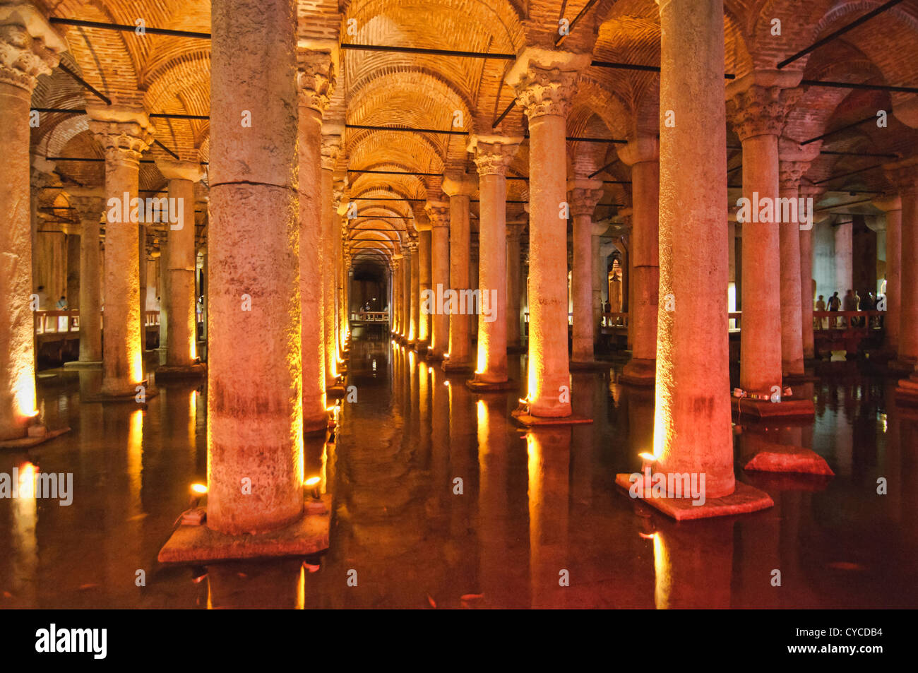 The underground Basilica Cistern in Istanbul, Turkey Stock Photo - Alamy