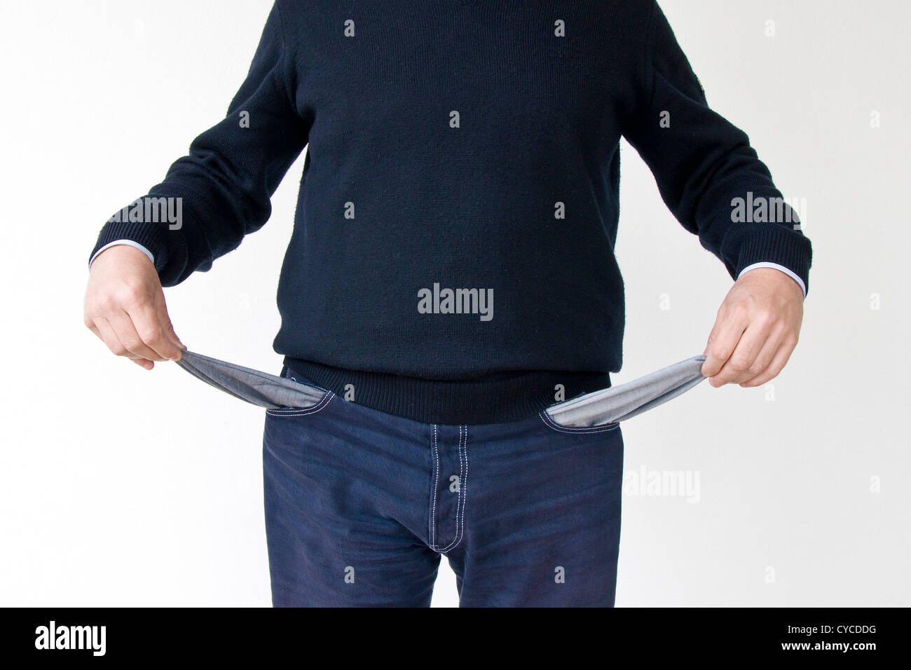 economy, financial crisis, empty pockets Stock Photo - Alamy