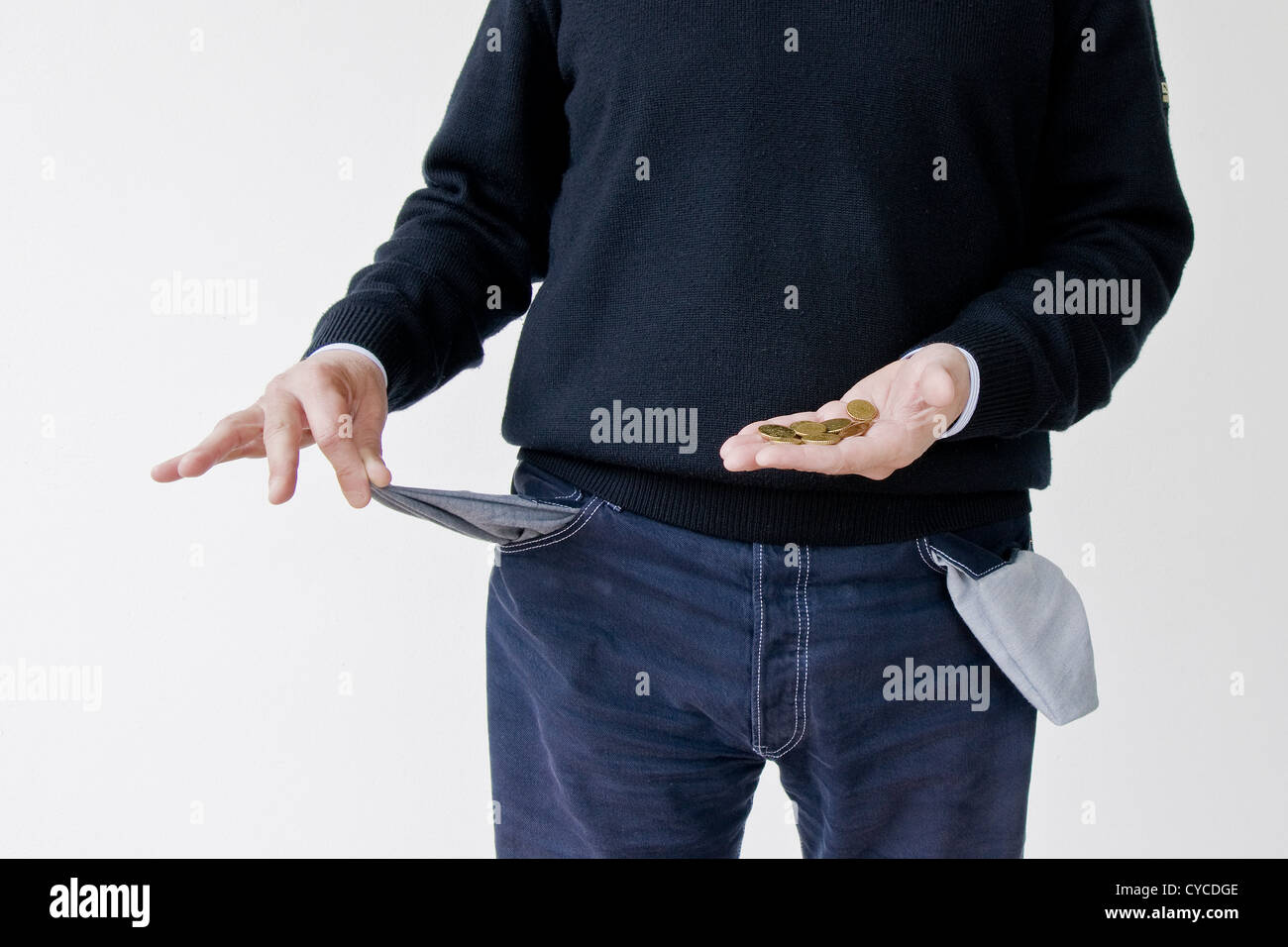 economy, financial crisis, empty pockets Stock Photo - Alamy