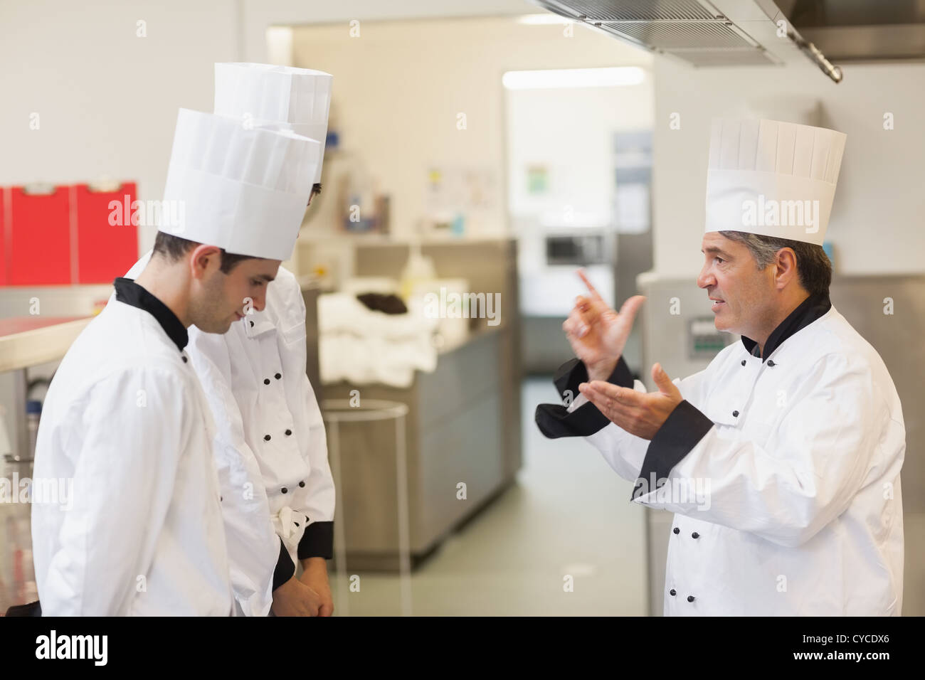Upset scolding employees kitchen hi-res stock photography and images ...