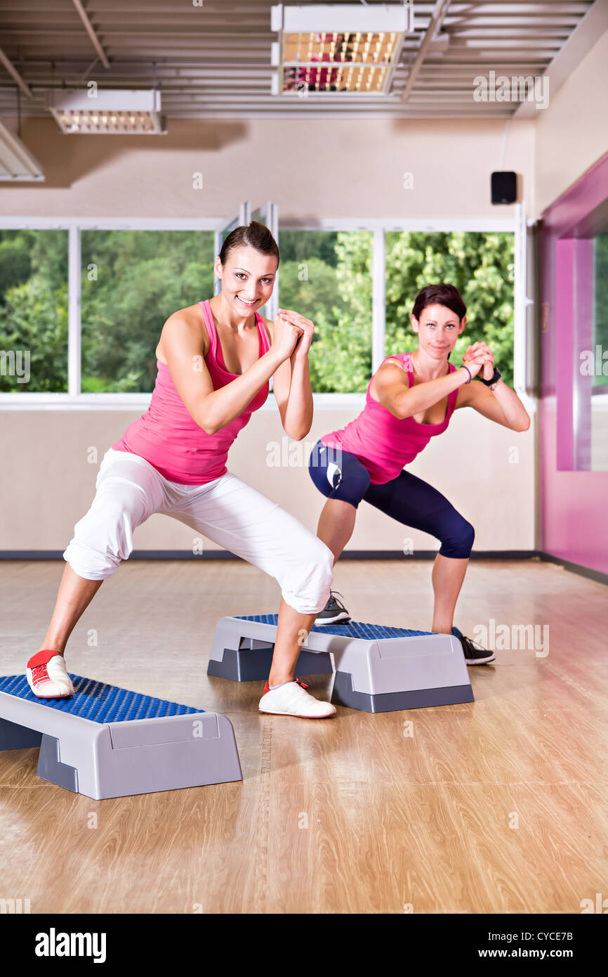 young woman in sport dress at training Stock Photo - Alamy