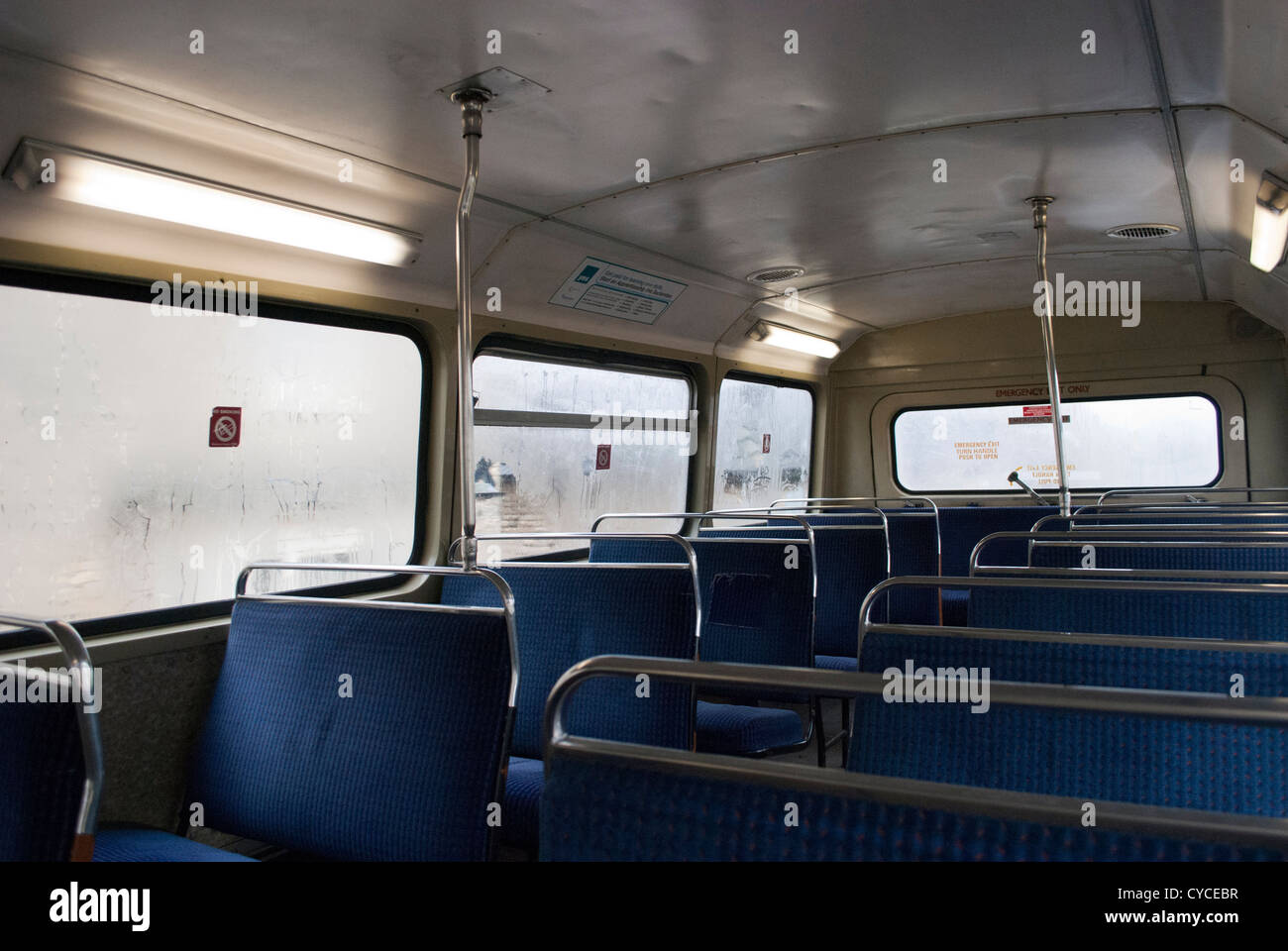 Empty bus seats on top hi-res stock photography and images - Alamy