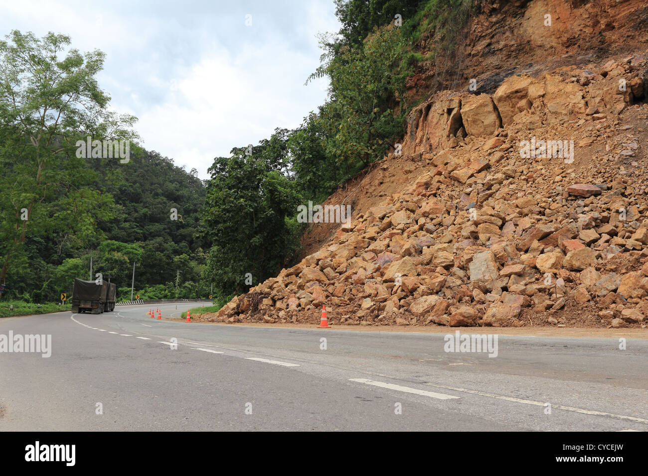 Landslide hi-res stock photography and images - Alamy