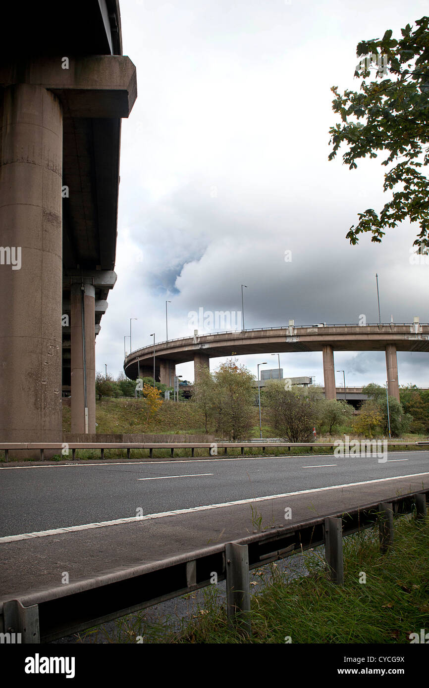 Fly-overs of Spaghetti Junction Stock Photo - Alamy