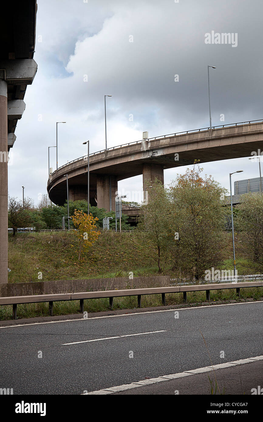 Spaghetti Junction M6 Motorway Birmingham High Resolution Stock ...