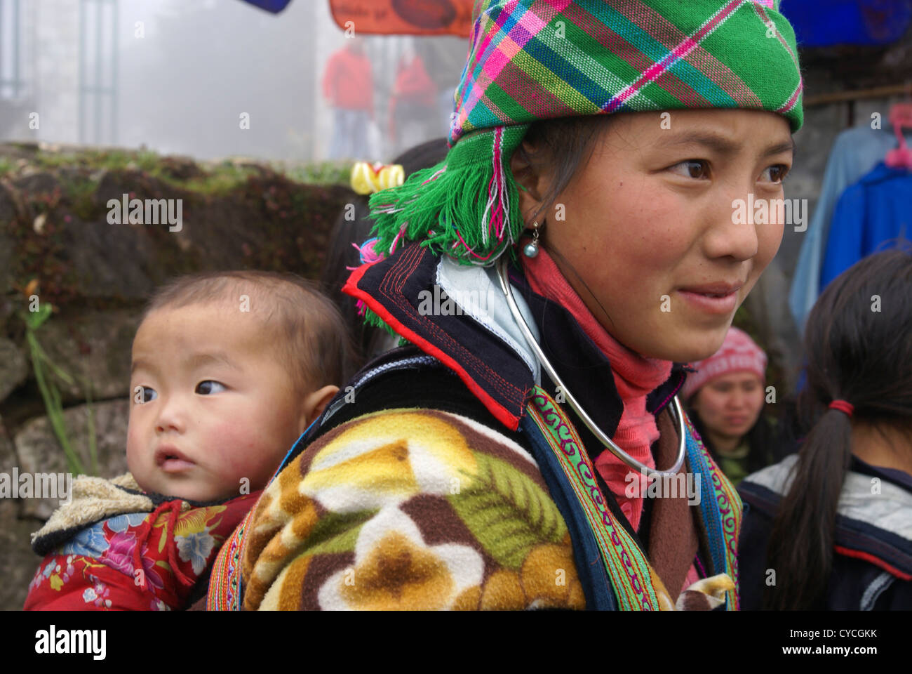 Black hmong child in sapa hi-res stock photography and images - Alamy
