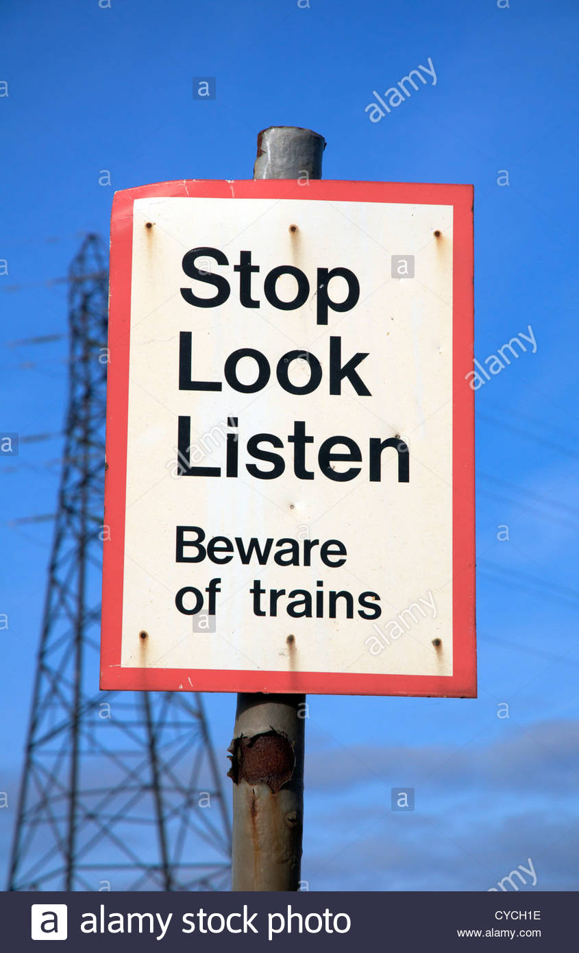 Stop Look Listen Stock Photos & Stop Look Listen Stock Images - Alamy
