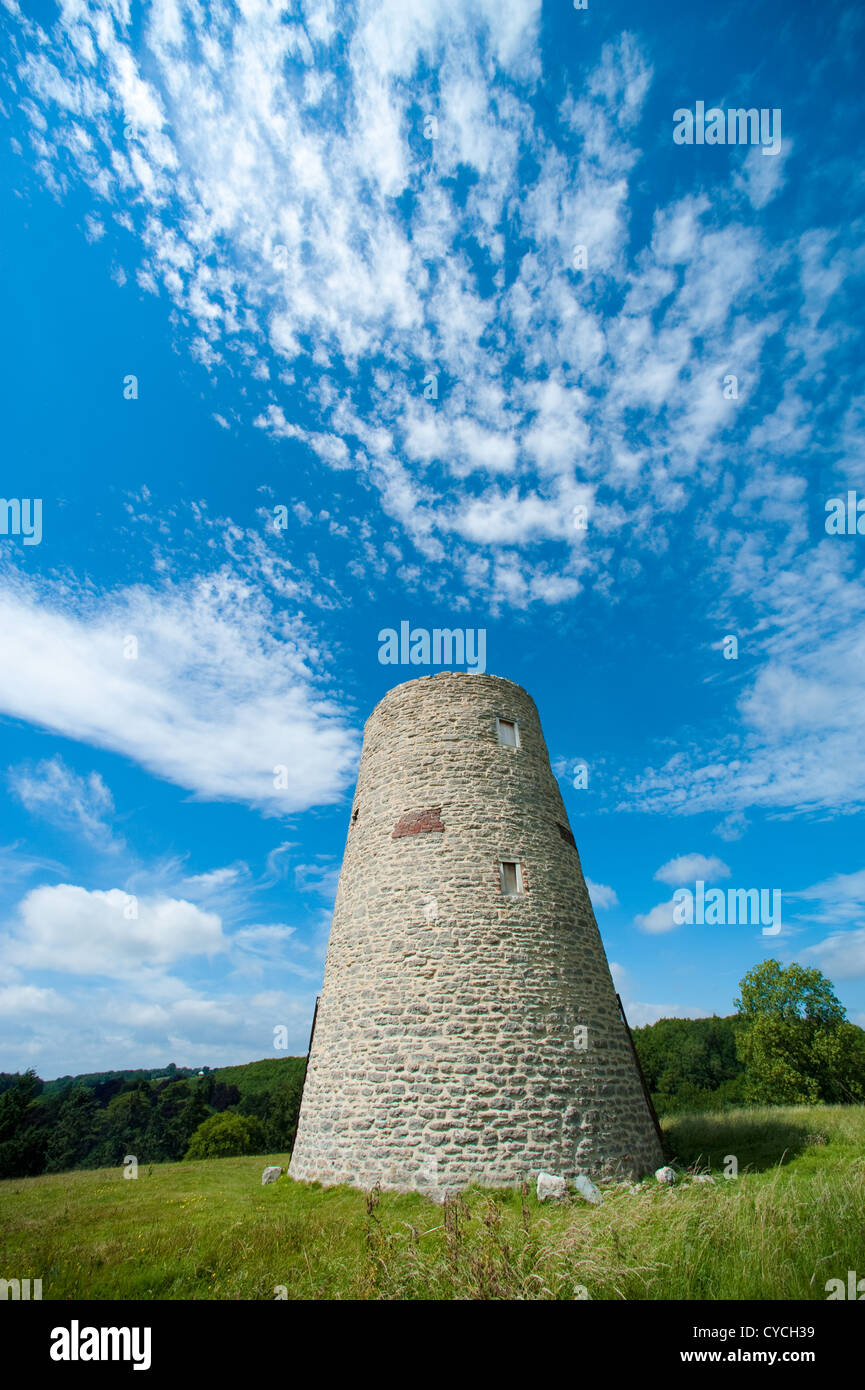 17th century stone windmill in Much Wenlock, Shropshire Stock Photo - Alamy
