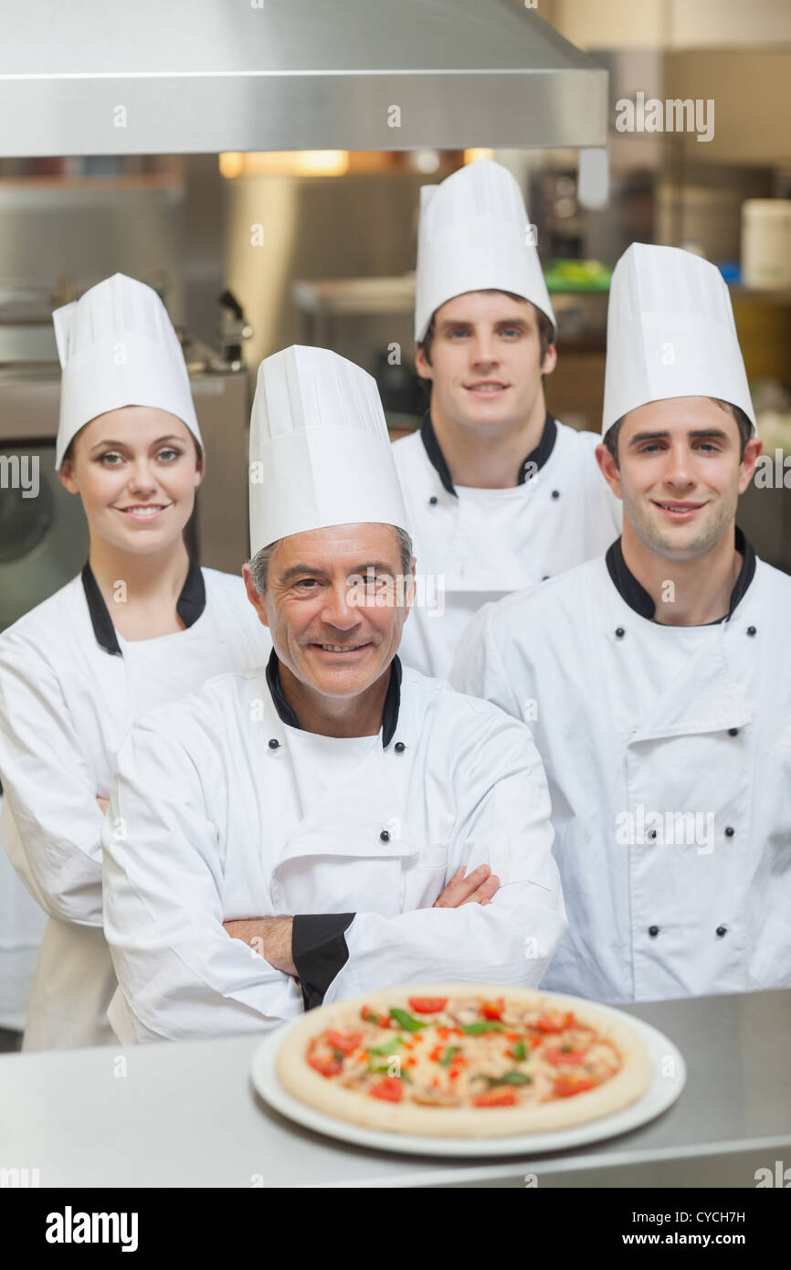 Smiling group of Chef's Stock Photo - Alamy