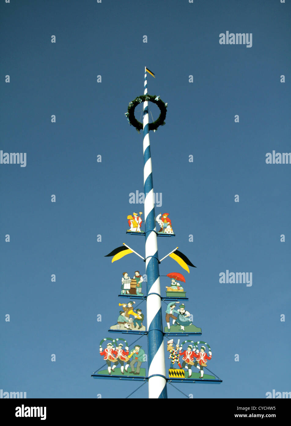Maypole guild sign hi-res stock photography and images - Alamy