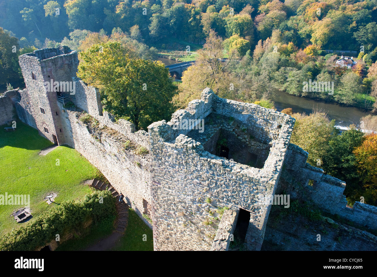 Ludlow castle grounds, Shropshire, England, UK Stock Photo - Alamy