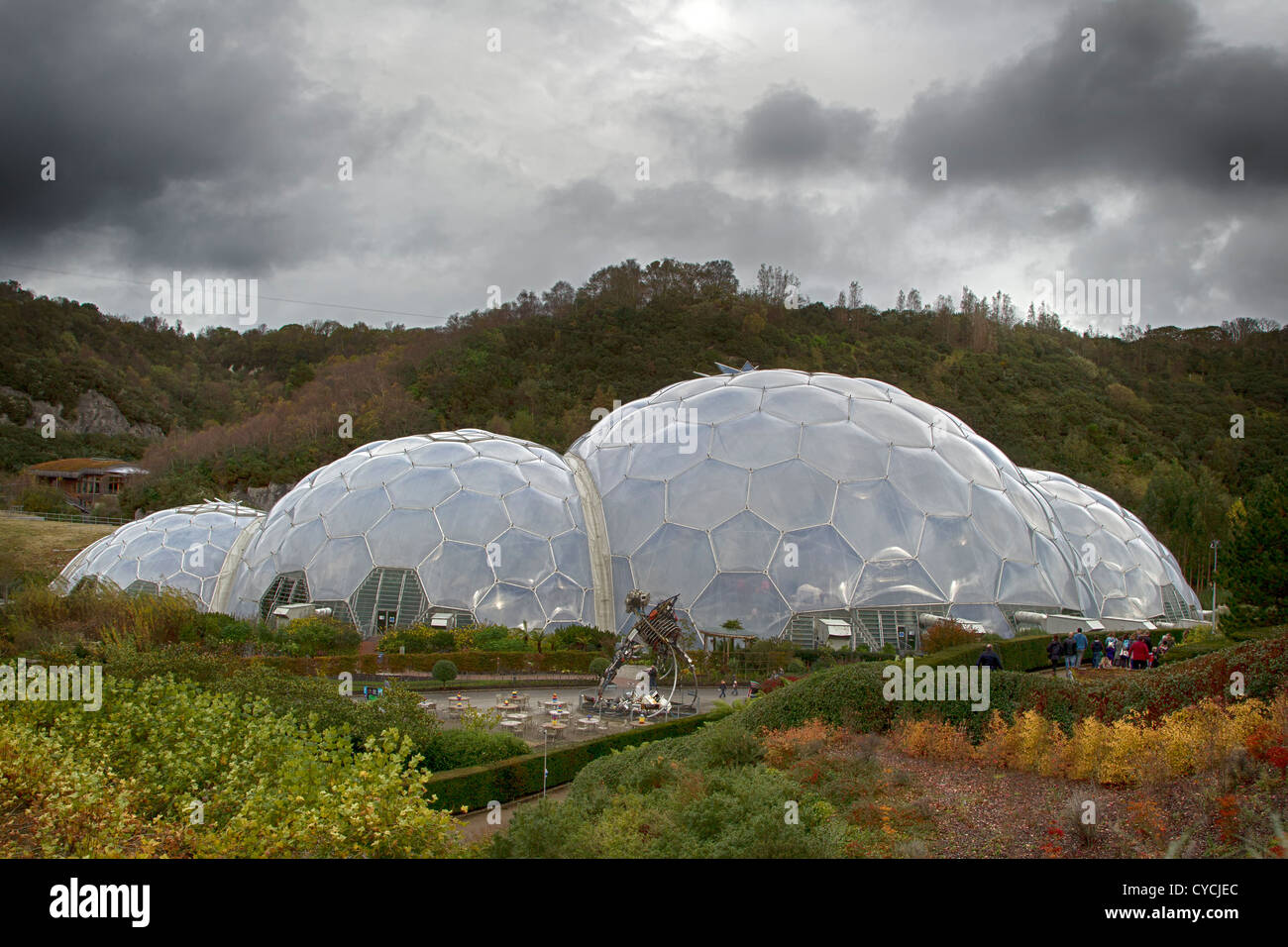 eden project, biomes Stock Photo - Alamy