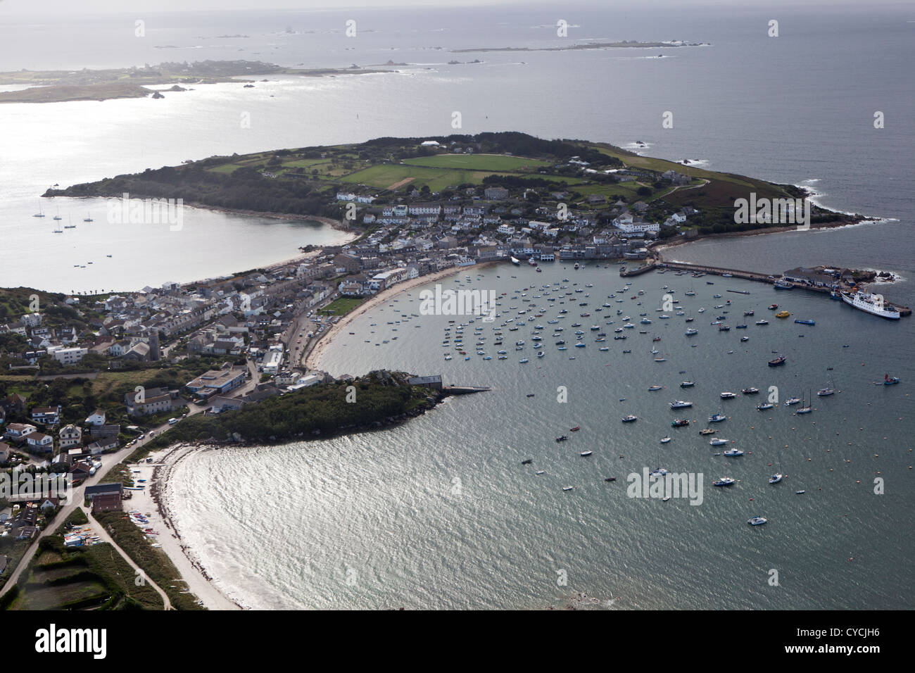 The isles of scilly aerial hi-res stock photography and images - Alamy