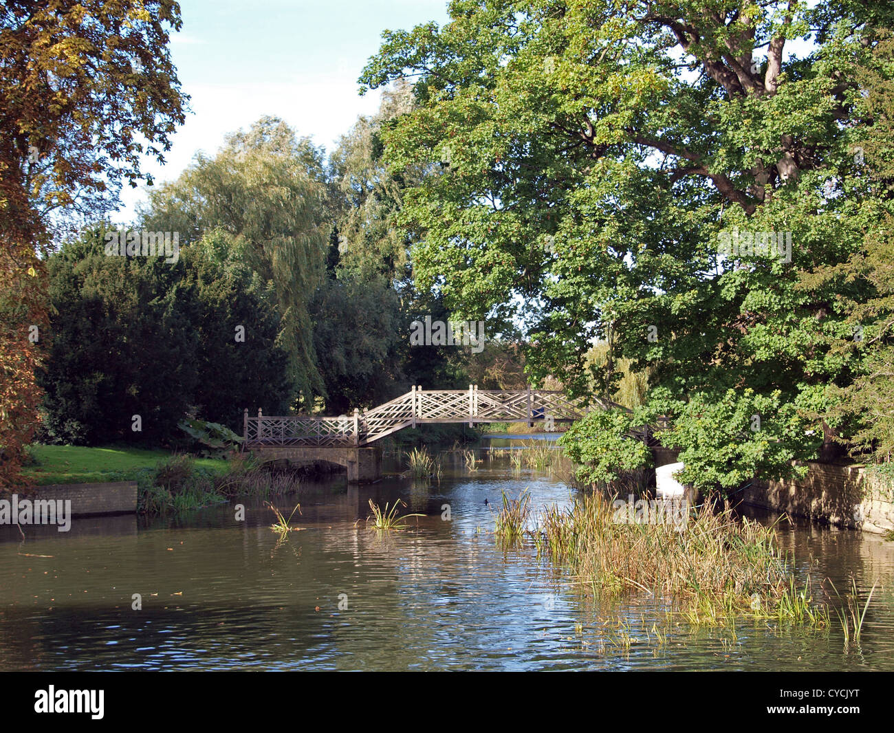 Chinese bridge at Godmanchester. cambridge. England Stock Photo - Alamy