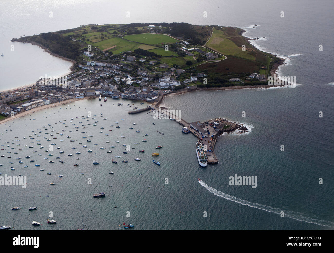 Isles of scilly aerial hi-res stock photography and images - Alamy