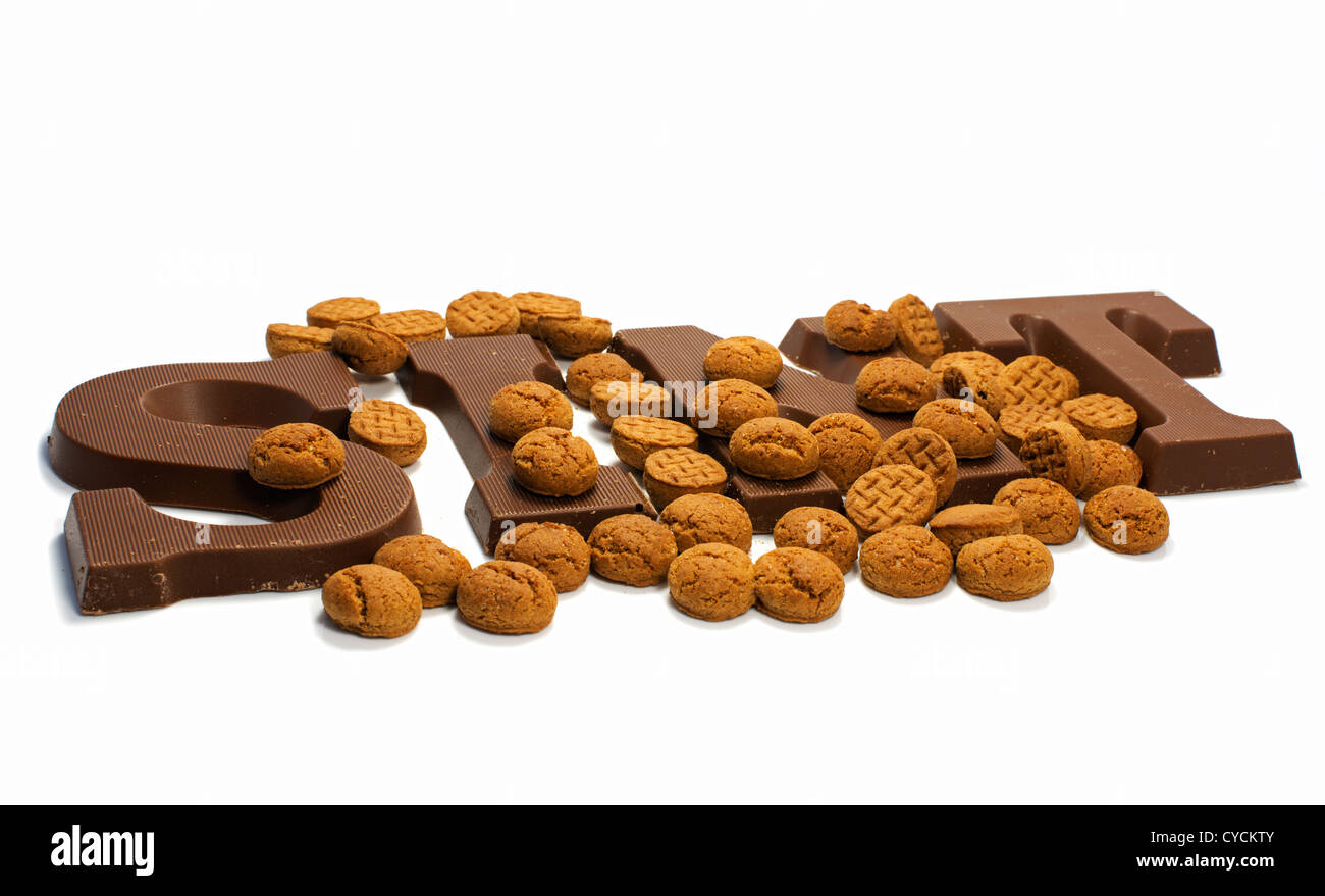 typical dutch letters from chocolate for the dutch children event ...