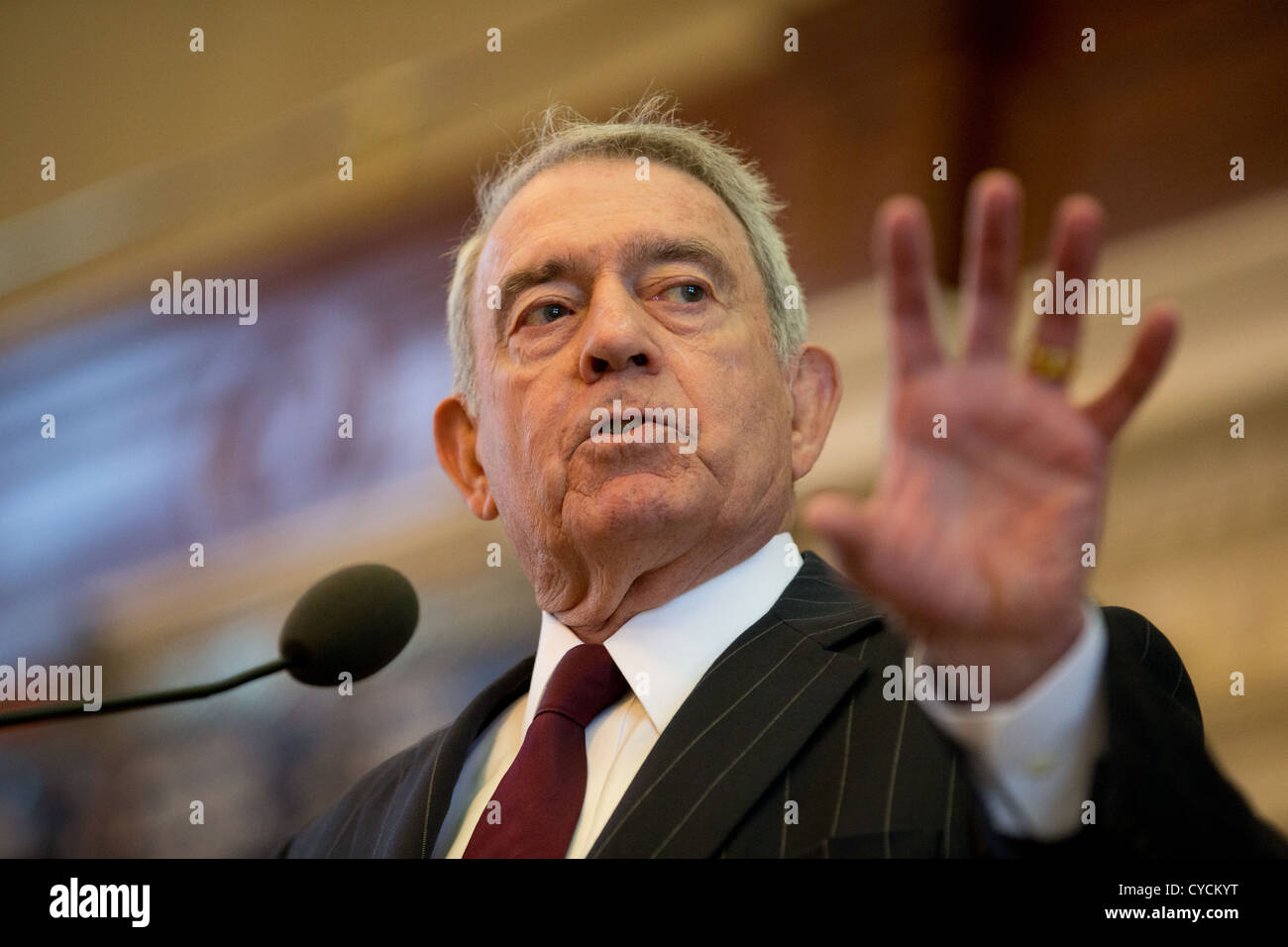 Journalist Dan Rather speaks at the Texas Book Festival on his latest ...