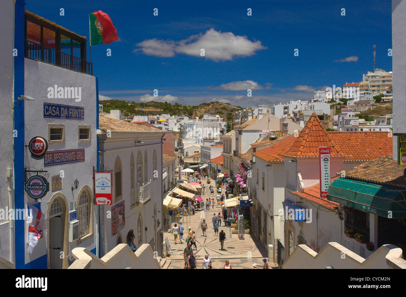 Albufeira, Old Town, Algarve, Portugal, Europe Stock Photo - Alamy