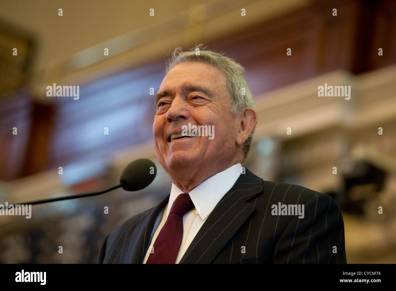Journalist Dan Rather speaks at the Texas Book Festival on his latest ...