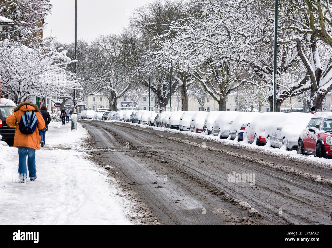 Slushy Snow Road High Resolution Stock Photography and Images - Alamy